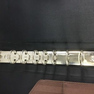 daytimer | Accessories | Daytimer Brown Striped 7 Ring Agenda Planner ...